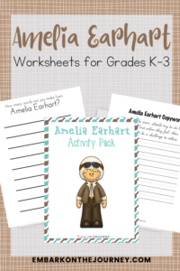 Amelia Earhart Worksheets